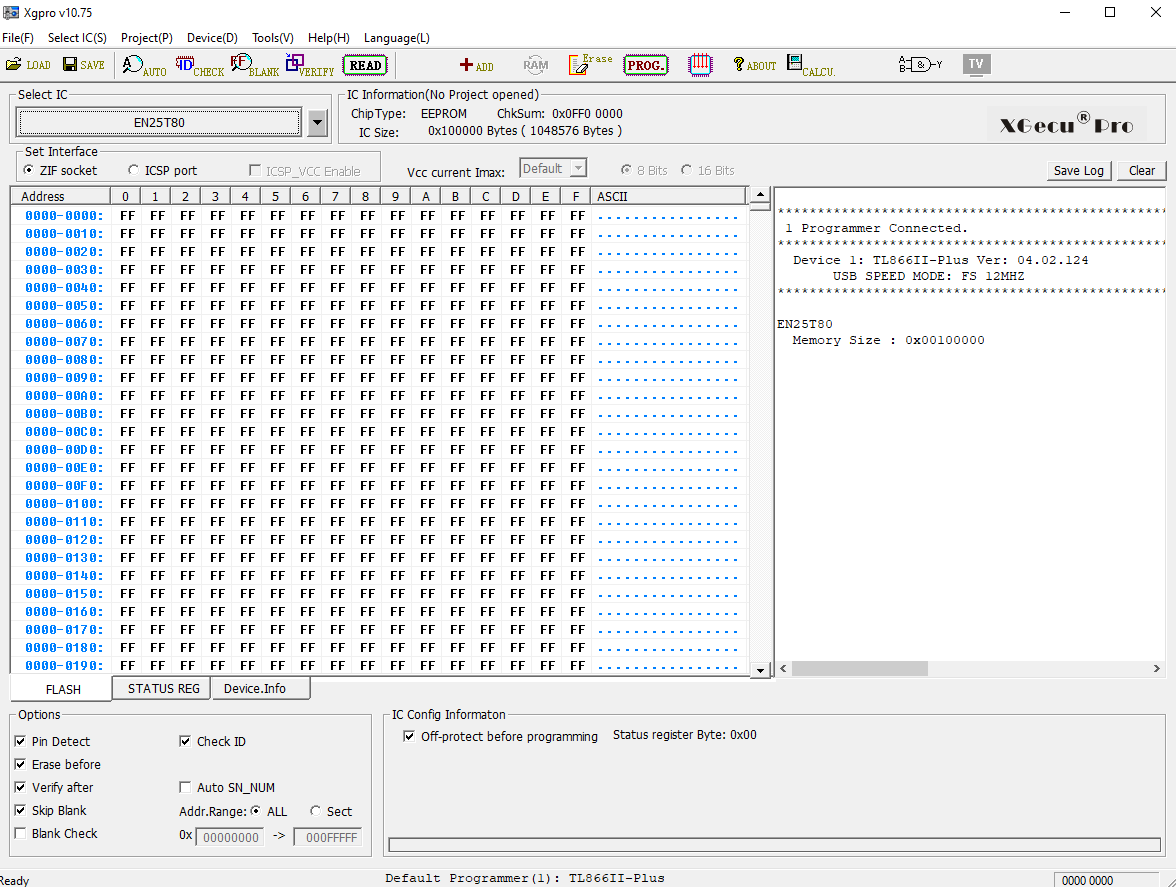 XGPro / XGecu Software - T56 / TL866II Plus v10.75 10.75 - CiklonElectro